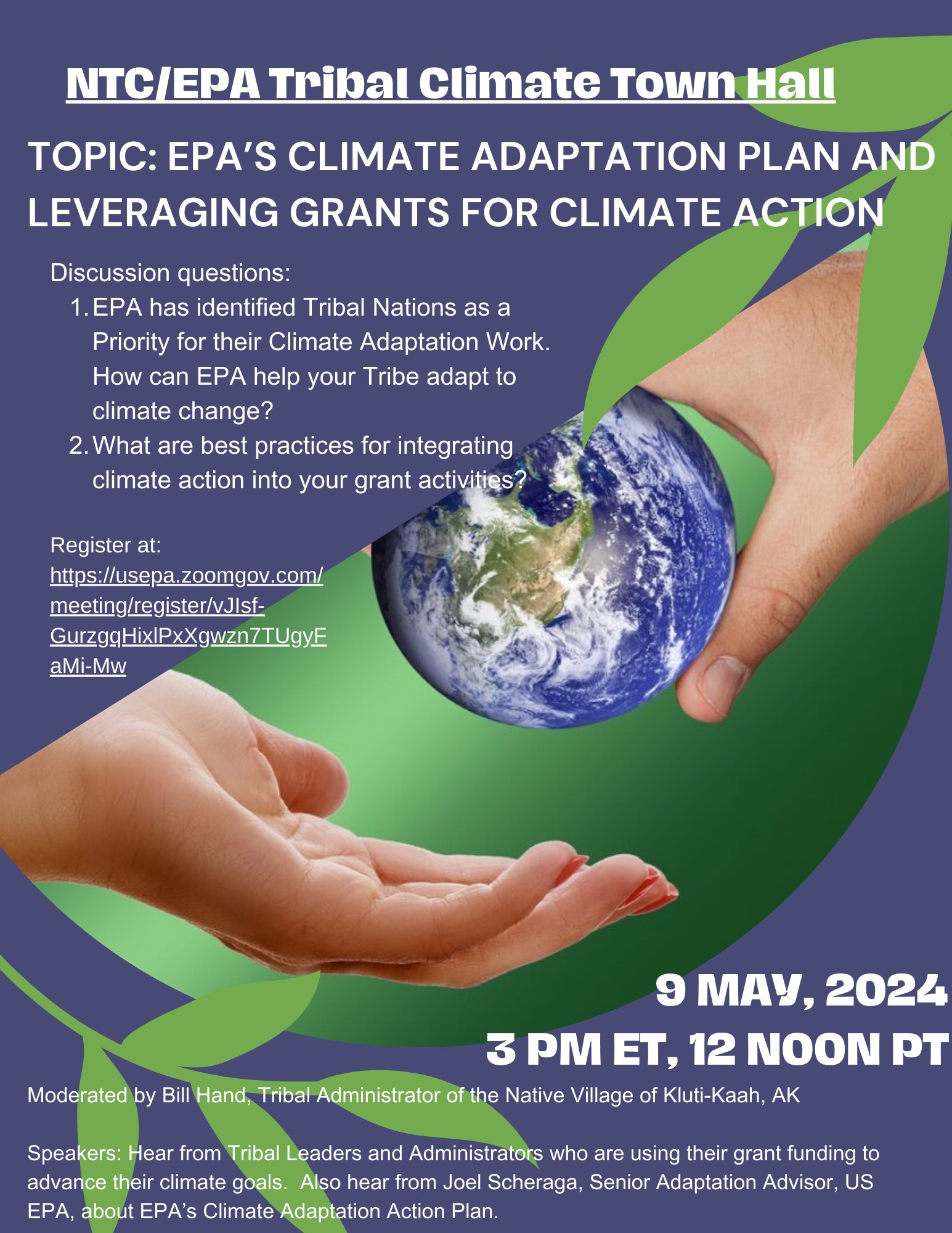 NTC/EPA Tribal Climate Town Hall | Indigenous Resilience Center (IRes)